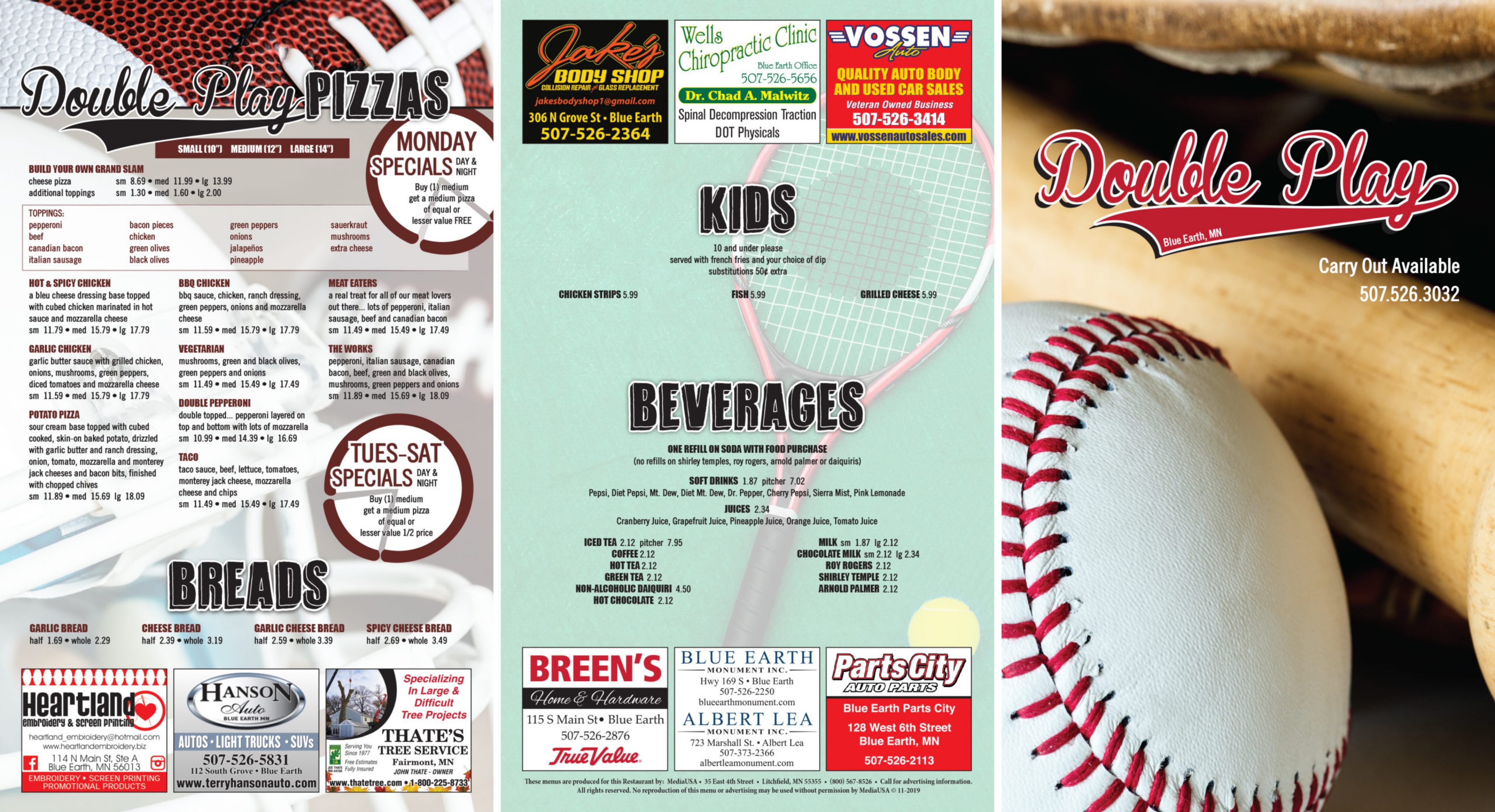 Double Play Menu – Media USA Inc.